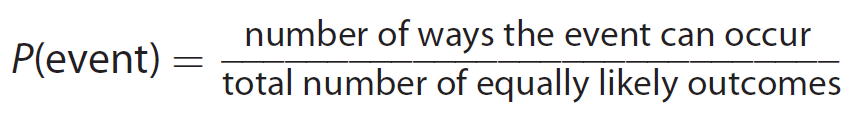 Calculating Theoretical Probability Of Simple Events