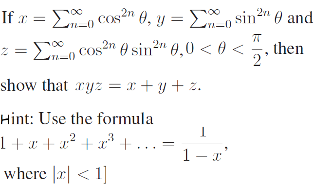 Proving Trigonometric Identities Sample Problems