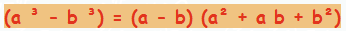 a cube minus b cube formula
