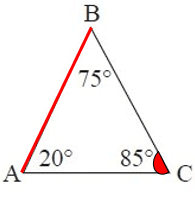 Relationship Between Sides Lengths and Angles of a Triangle