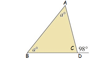 Angle Sum Property of Triangle Worksheet