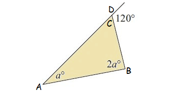 Angle Sum Property of Triangle Worksheet