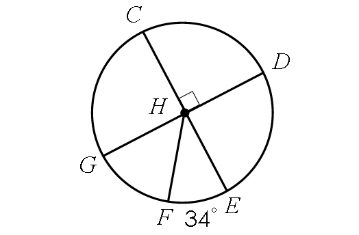 Central Angles and Arc Measures Worksheet