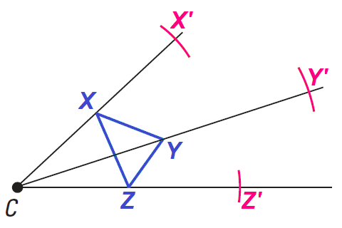 Drawing Dilations Worksheet