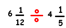 dividing mixed numbers