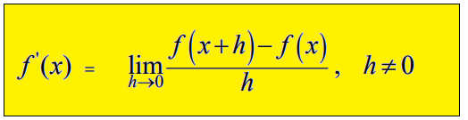 Differentiation from First Principles Differentiation from First Principles