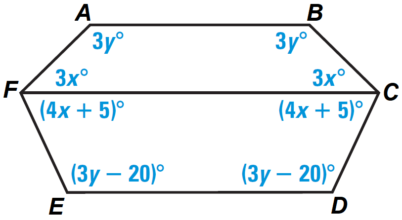 Interior Angles of a Quadrilateral Worksheet