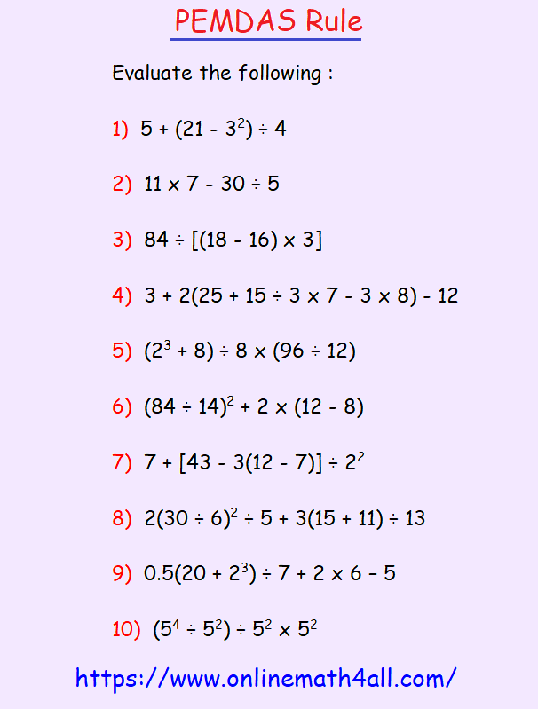 What Is Order Of Operations Definition Rules Examples 41 OFF