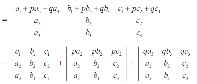 Properties of Determinants
