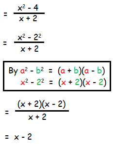 Reducing Each Rational Expressions to Lowest Terms