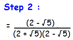 Simplifying radical expressions with conjugates worksheet