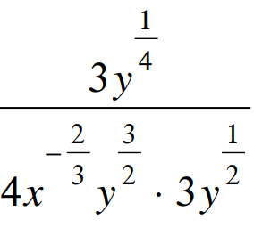 Simplify expressions involving rational exponents
