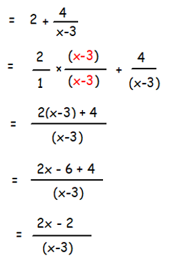 Write as a Single Fraction