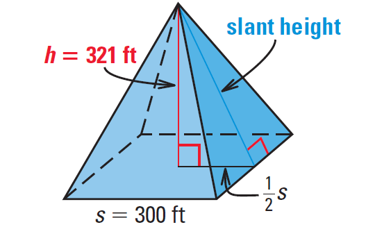 Surface Area Of Pyramids And Cones Worksheet