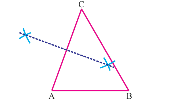 Construction of Perpendicular Bisector of a Line Segment