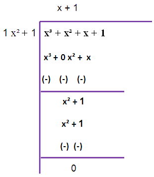 hcf of algebraic expressions by division method