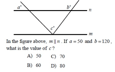 Lines and Angles Practice Questions for SAT Math