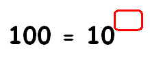 Find the missing exponent