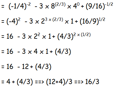 Exponents with negative bases